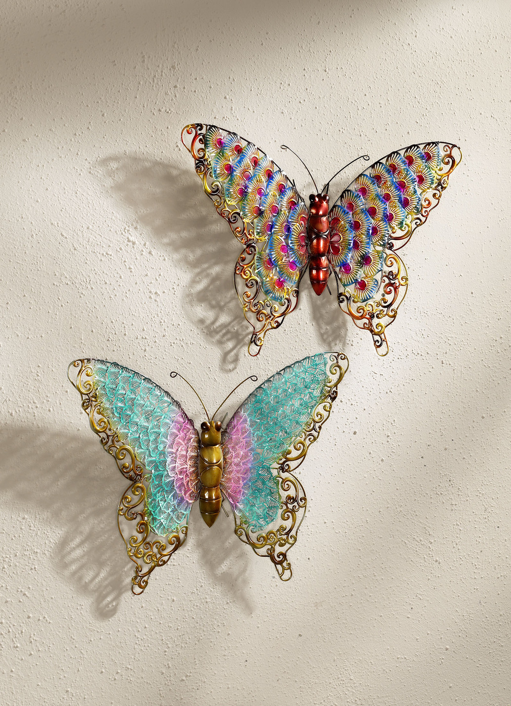 Wanddeko Schmetterling Metall